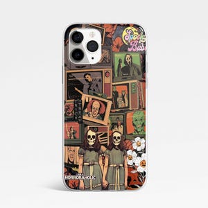 Halloween Phone Case, Spooky Collage Horror Aesthetic Cover for iPhone ...