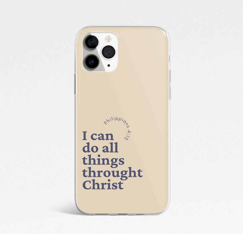 Jesus God Phone Case, Christian Bible Verses Cover Fit for iPhone 16 ...