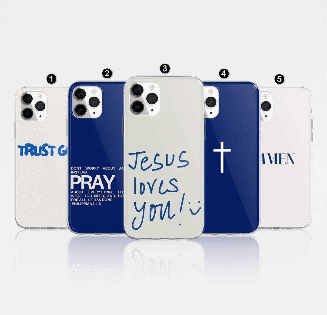 Jesus God Phone Case, Christian Bible Verses Cover Fit for iPhone 17 ...