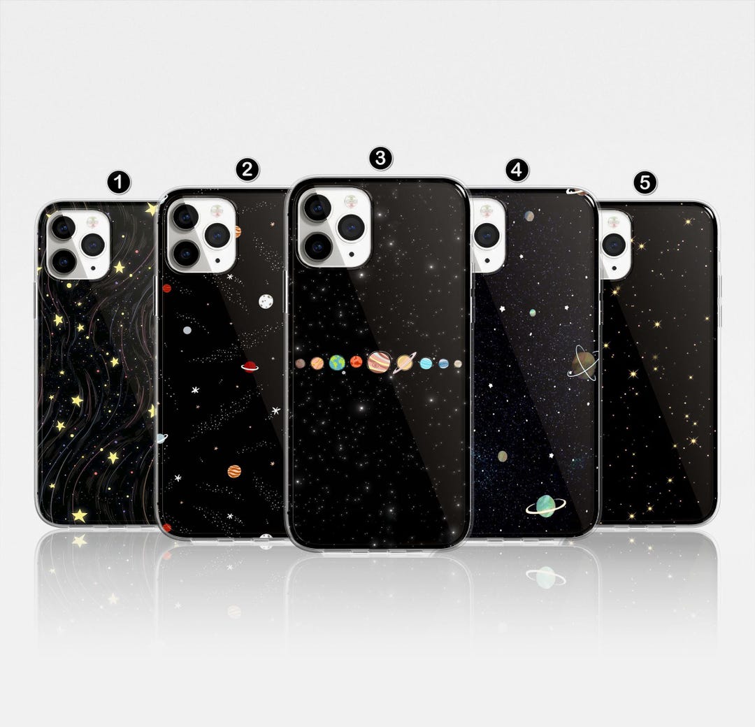 Planet Phone Case Moon Star Cover Space Aesthetics Fit for iPhone 16 ...