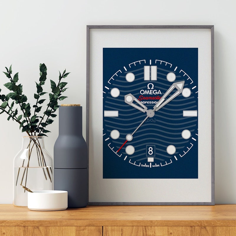 Omega Seamaster Poster - Etsy