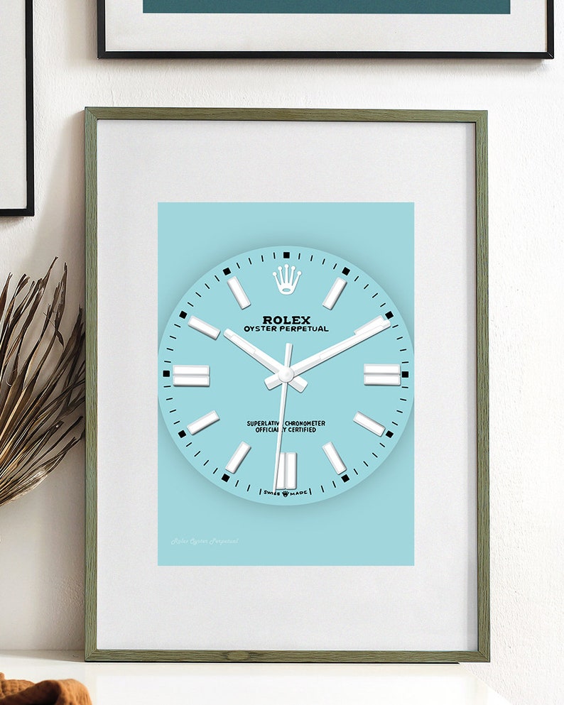 Rolex Oyster Perpetual Tiffany Poster Design - Etsy