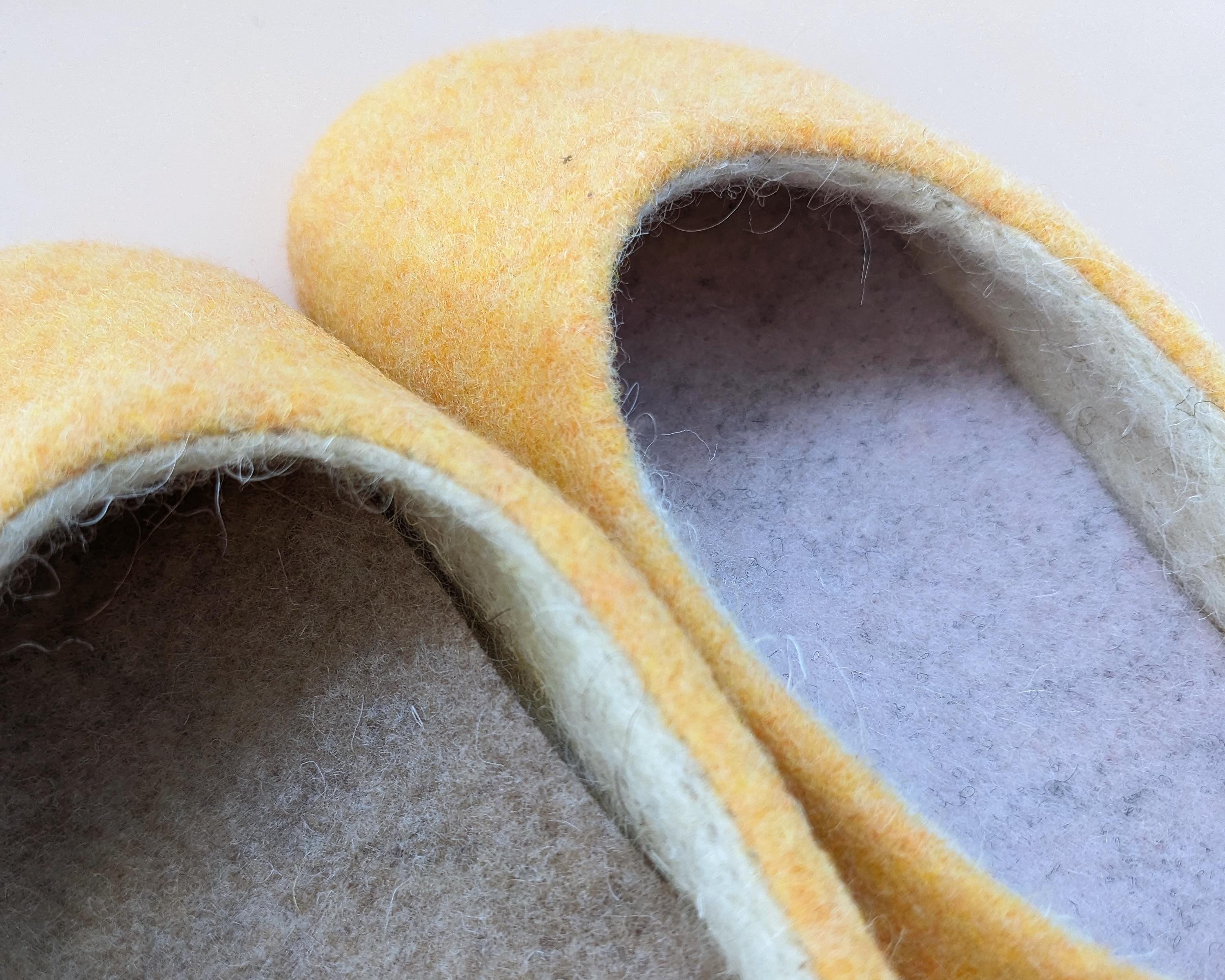 Woolen Kids Clogs With Leather Sole - Etsy
