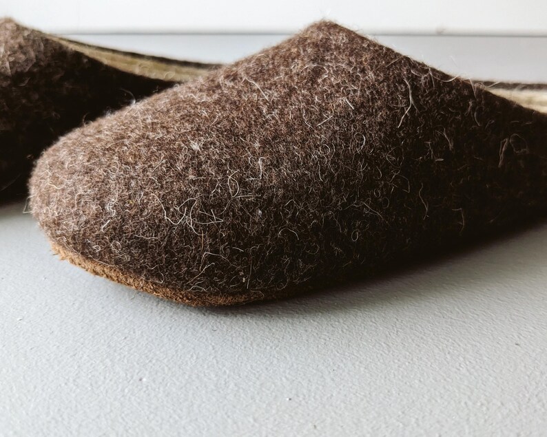 Woolen Kids Clogs With Leather Sole - Etsy