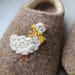 Woolen Clogs With Embroidery - Etsy