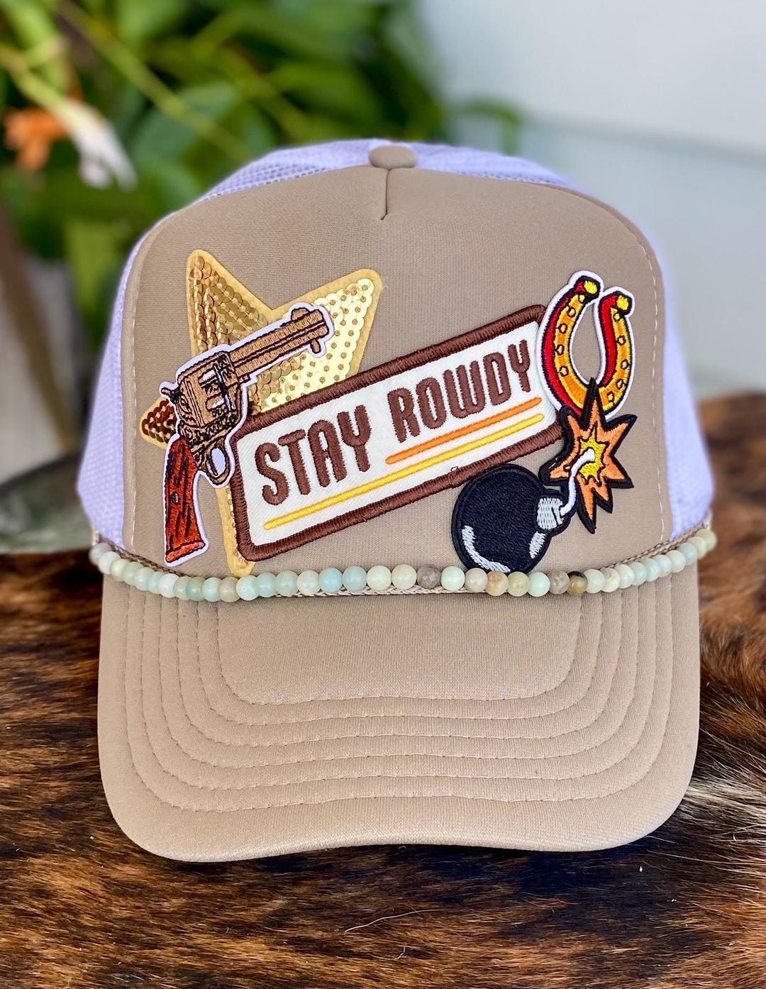 Western Patch Hat - Etsy