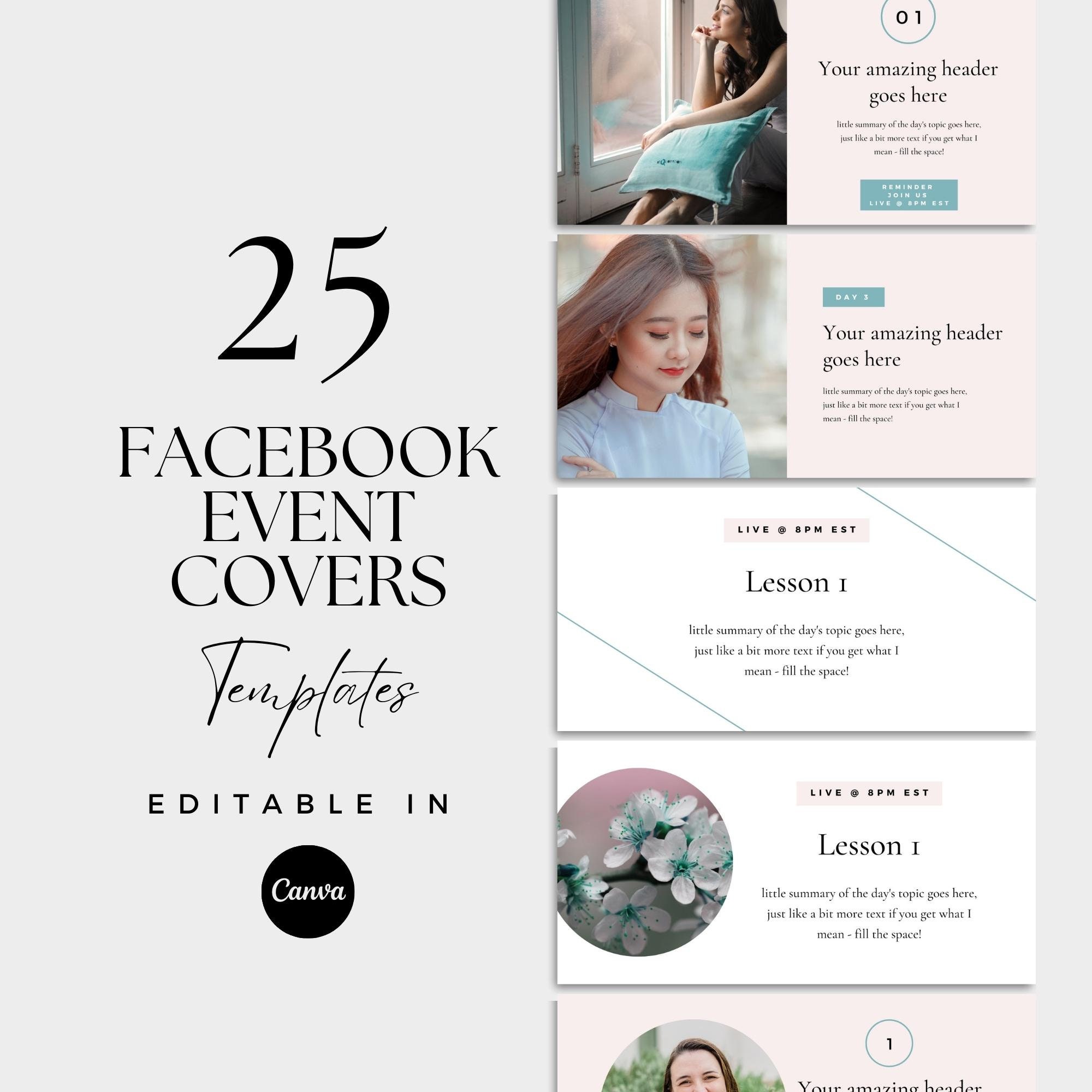 25 Facebook Cover Templates Canva, Facebook Event Banners, Facebook ...