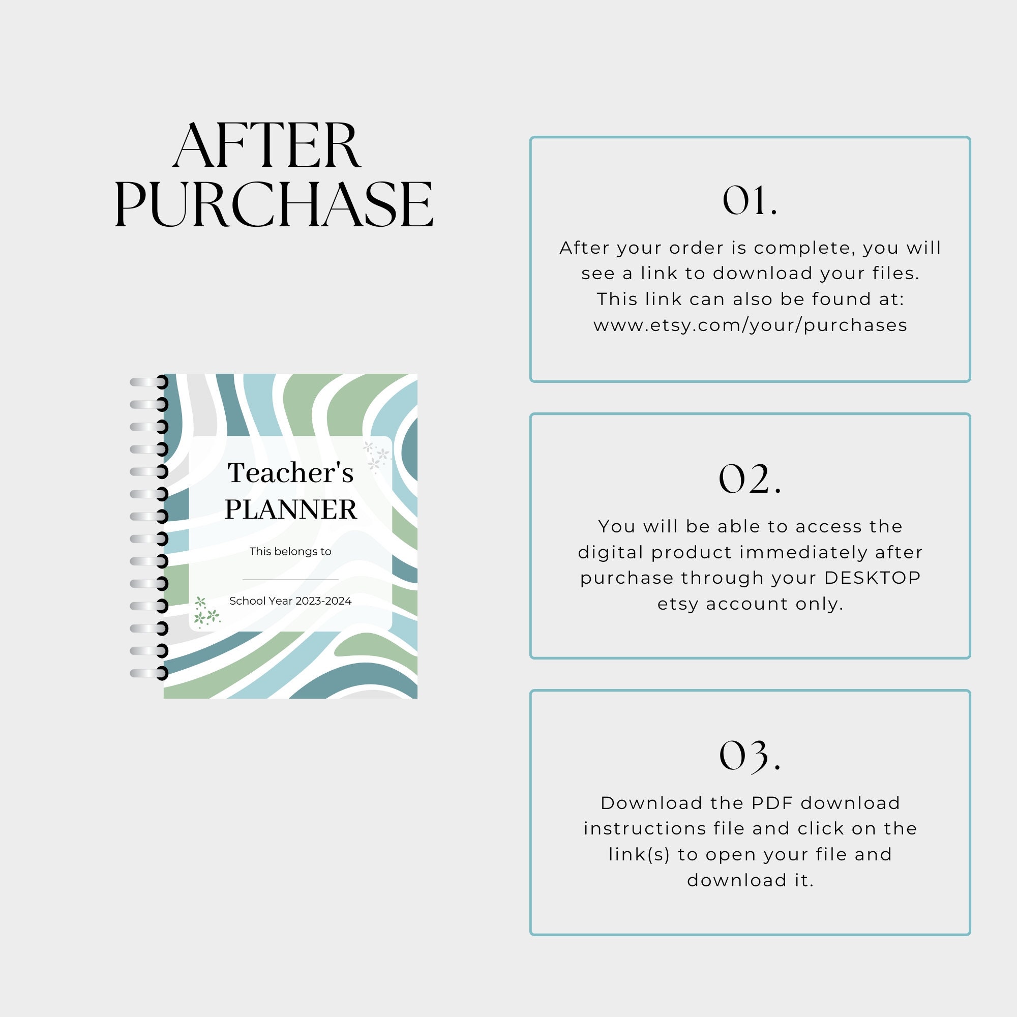 Teacher Planner 2023-2024 Printable Teacher Plan & Record - Etsy