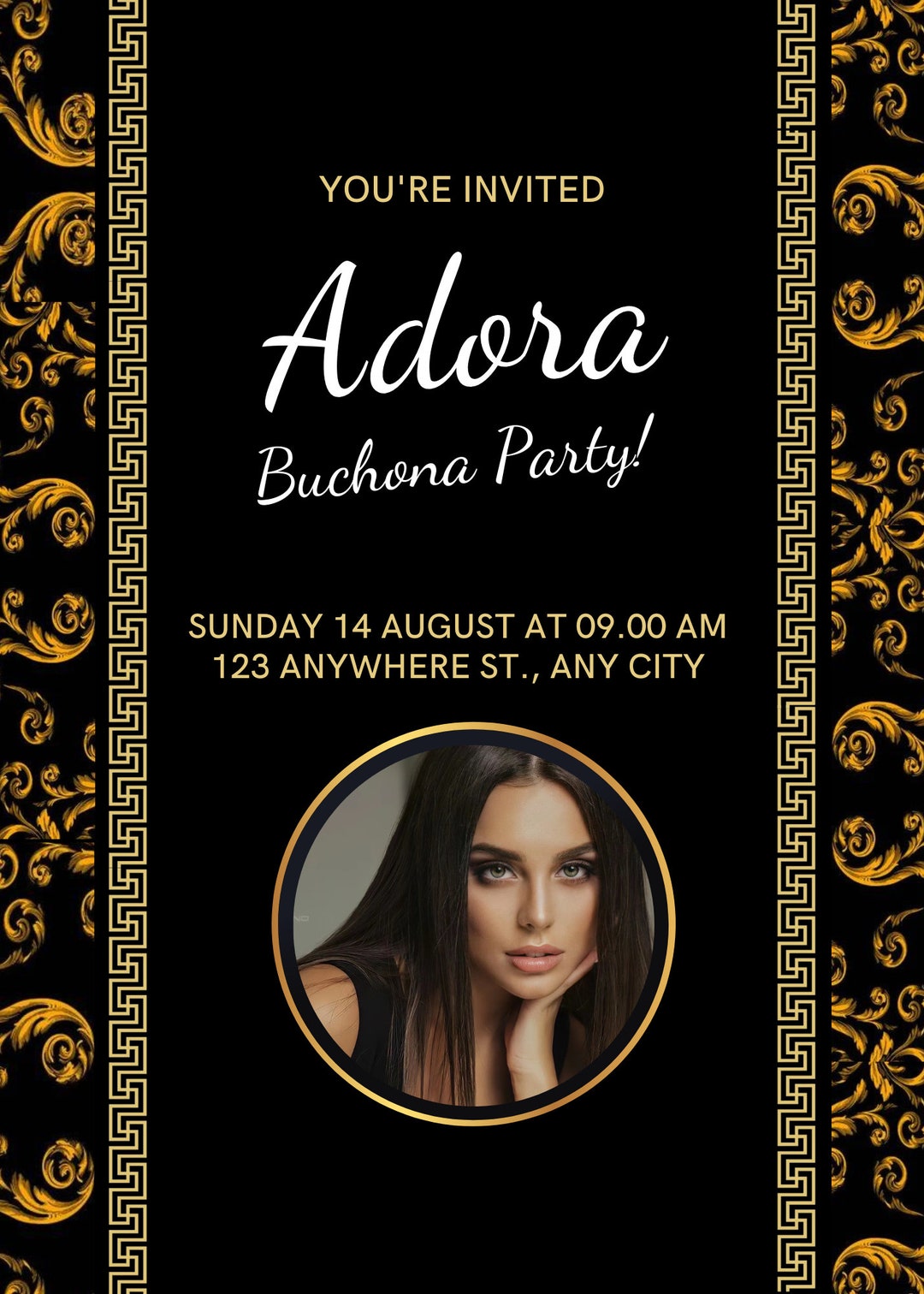 Buchona Invitation - Etsy