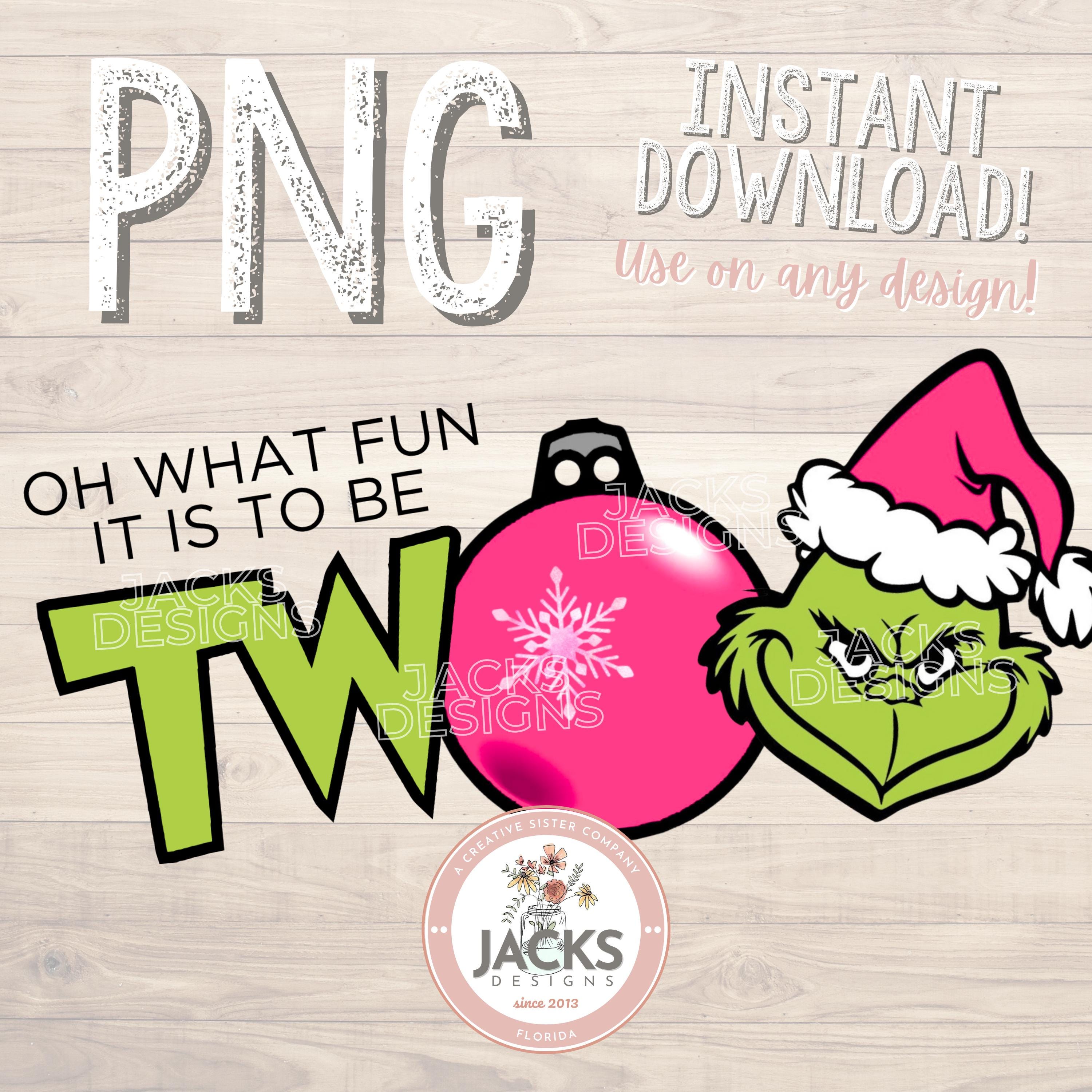 Twoville Birthday Party PNG, Grinch Birthday Invitation, 2nd Birthday ...