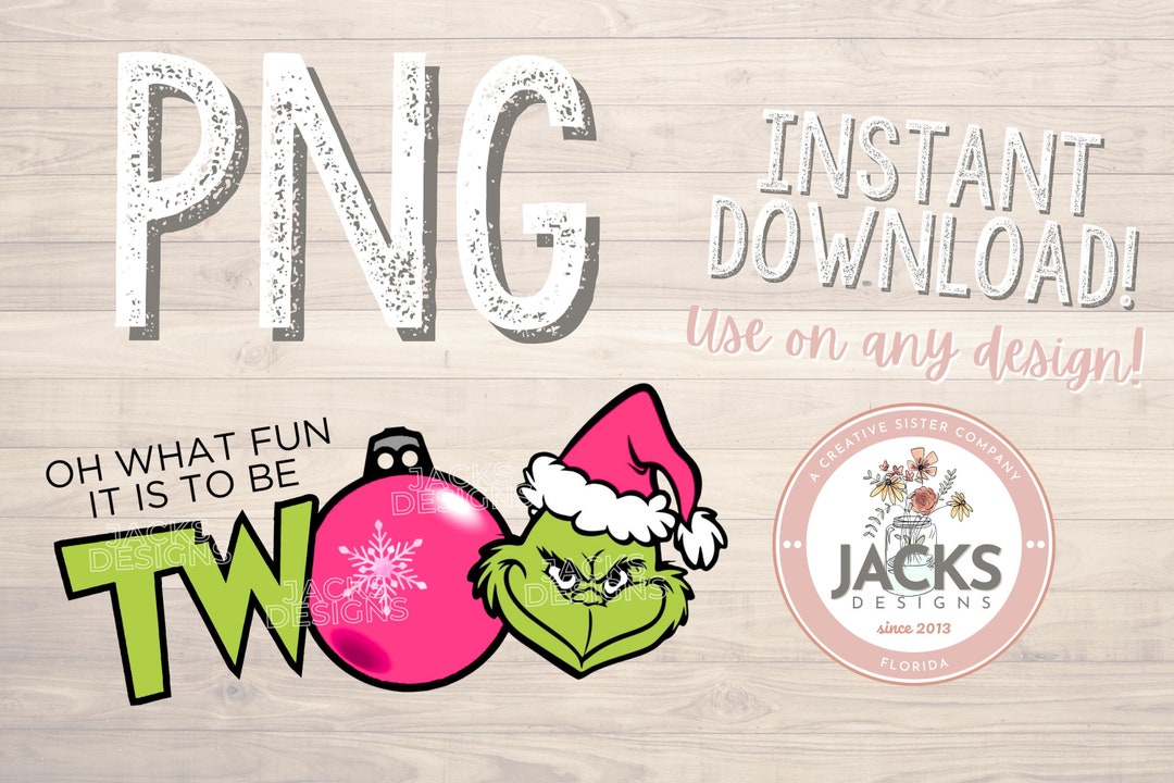 Twoville Birthday Party PNG, Grinch Birthday Invitation, 2nd Birthday ...