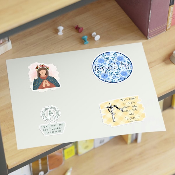 Catholic Saint Stickers - Etsy