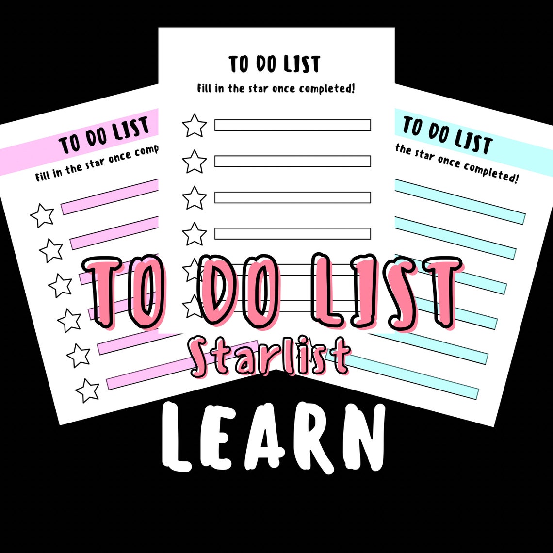 Kids to Do List | Printable PDF to Do Chart With Stars to Fill When ...