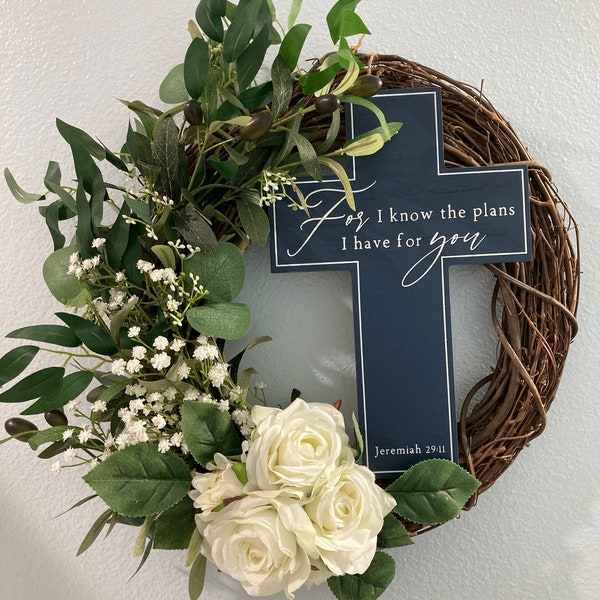 Christian Wreath - Etsy