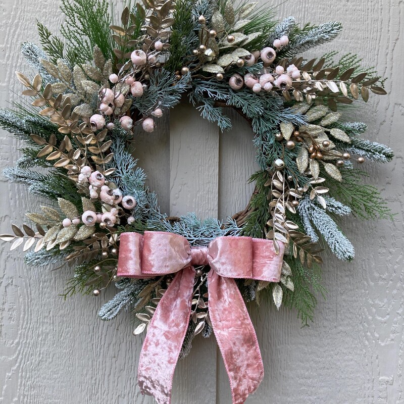 Pink Wreath - Etsy