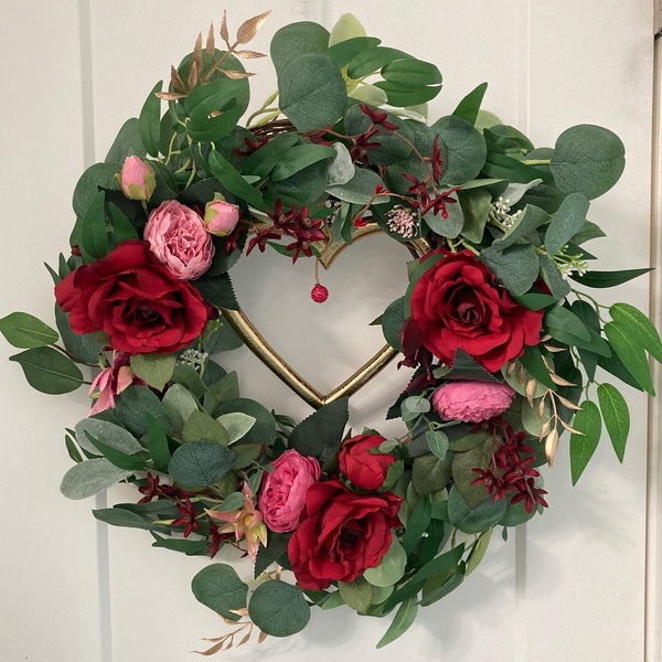 Rose Wreath - Etsy