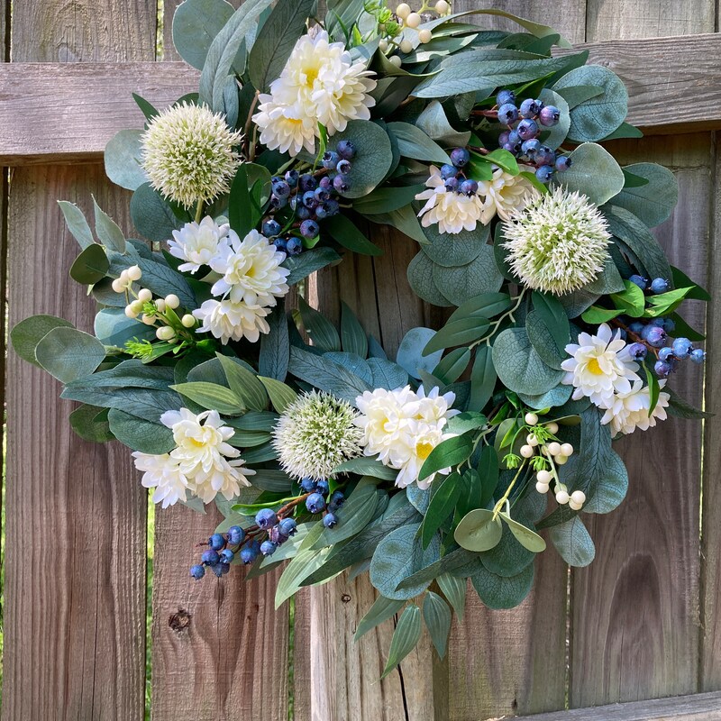 Blueberry Wreath - Etsy