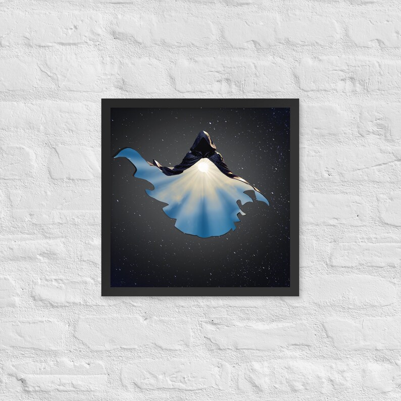 Narafox Jason Asano Soul Crest Framed Poster - He Who Fights With ...