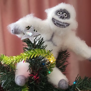 Christmas Tree Topper Abominable Snowman Tree Toppers Christmas ...