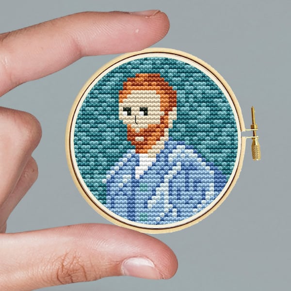 Self Portrait Cross Stitch - Etsy
