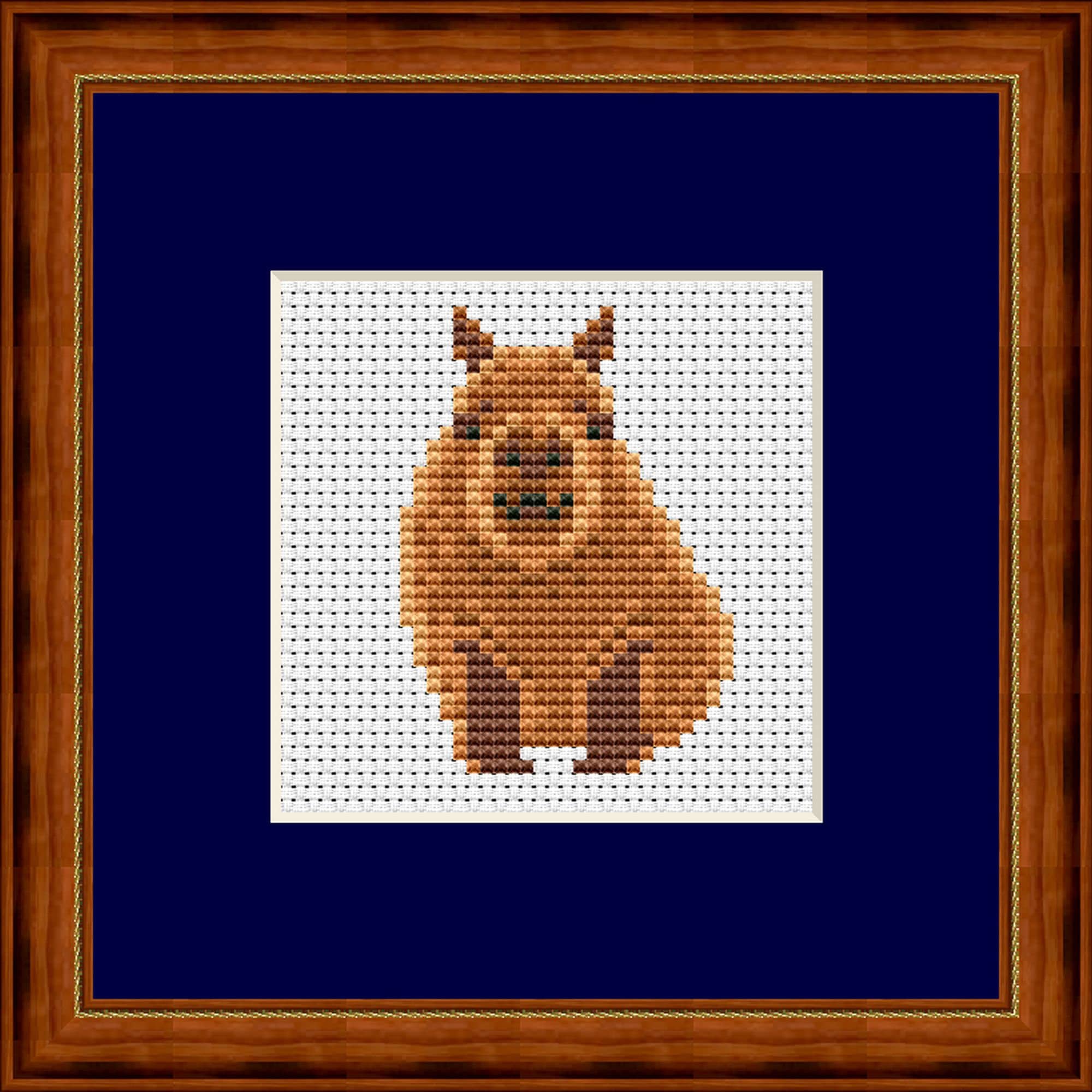 Adorable Miniature Capybara Cross Stitch Design - Etsy