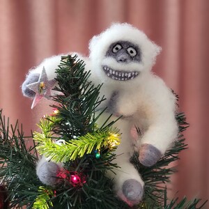 Christmas Tree Topper Abominable Snowman Tree Toppers Christmas ...