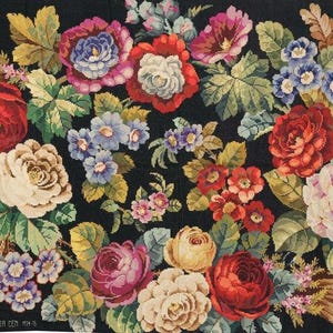 Vintage Carpet With Flowers Cross Stitch Pattern Instant Pdf Download ...