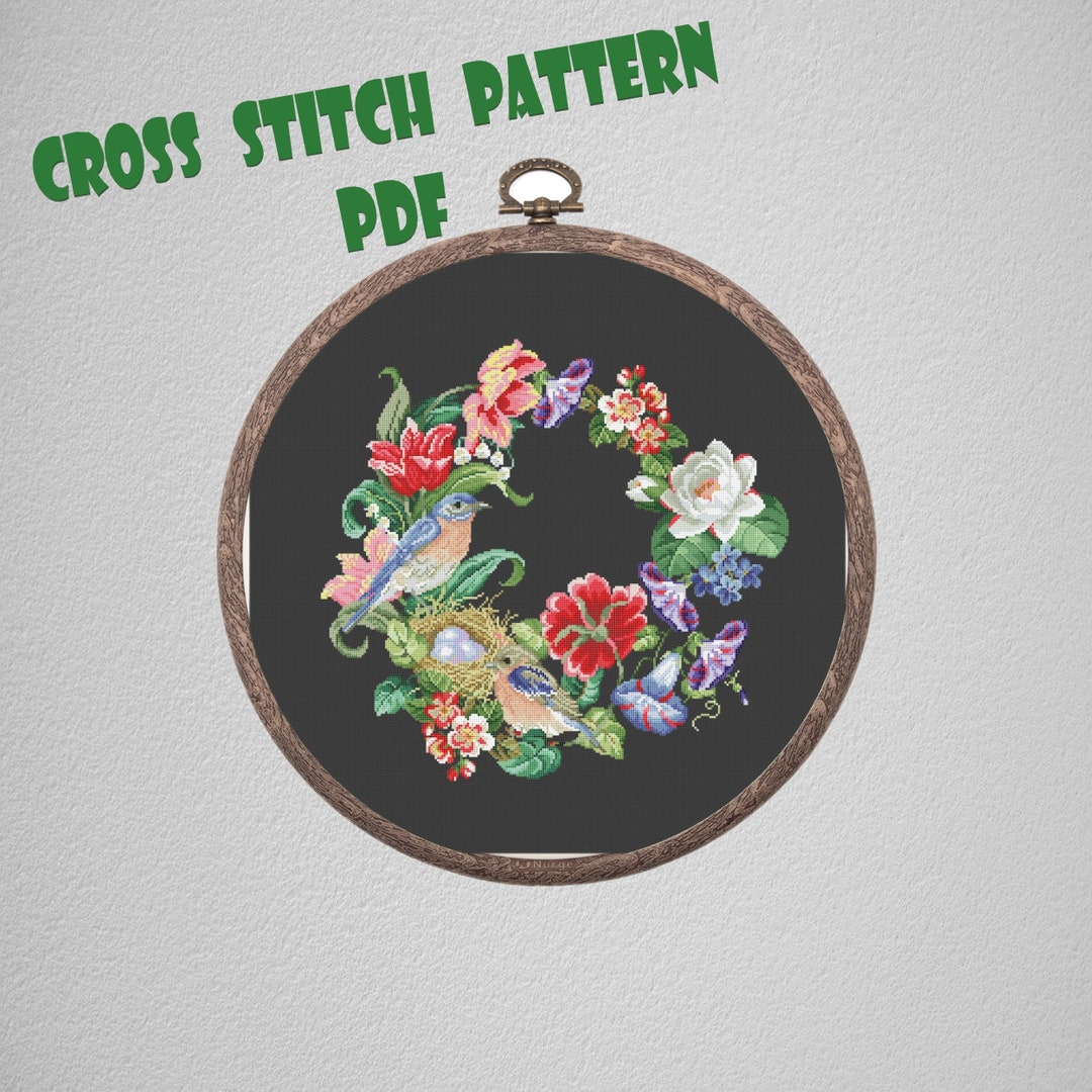 Bird on a Branch Cross-stitch / Instant Pdf Download / Bird - Etsy