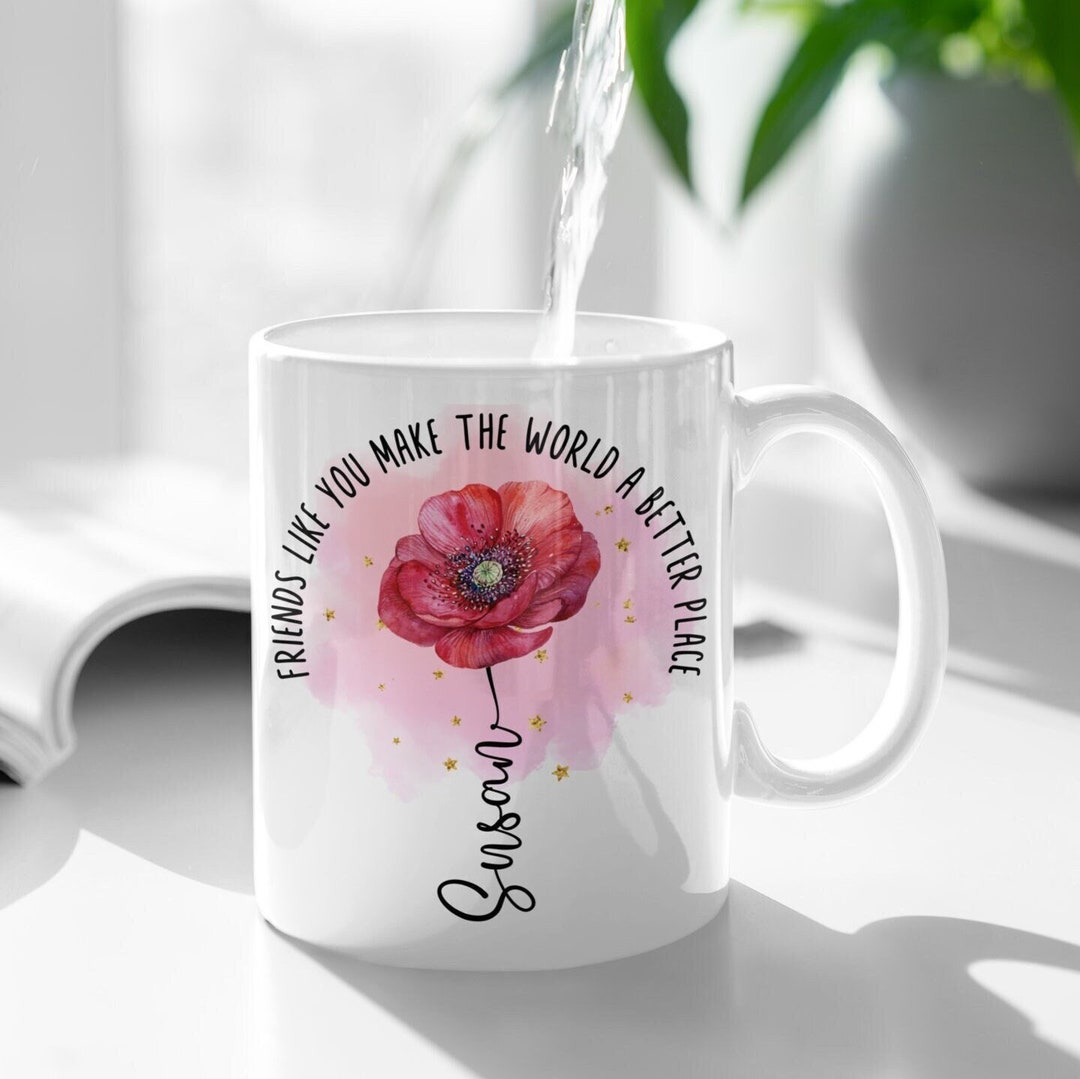Personalised Friendship Mug, Friend to Friend Gift, Friend Appreciation ...