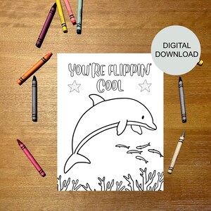 4 Pack Valentine Ocean Coloring Pages for Kids, Kids Valentine Activity ...