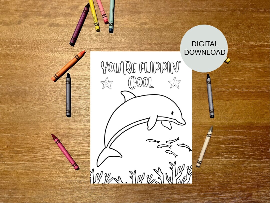 4 Pack Valentine Ocean Coloring Pages for Kids, Kids Valentine Activity ...