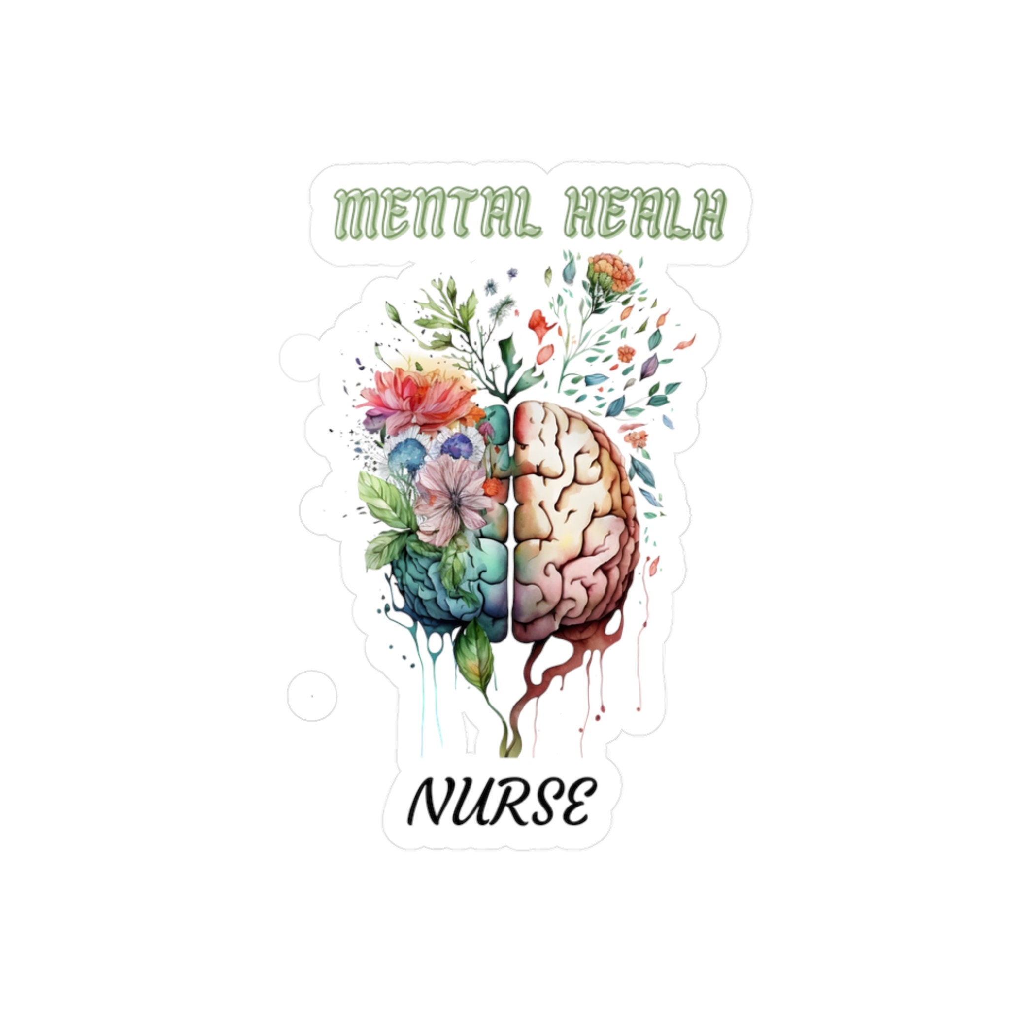 Mental Health Nurse Sticker, Nursing Tumbler Stickers, Nursing Sticker ...