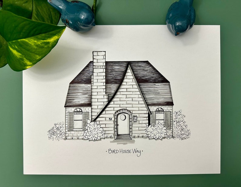 Ink Home Portraits - Etsy