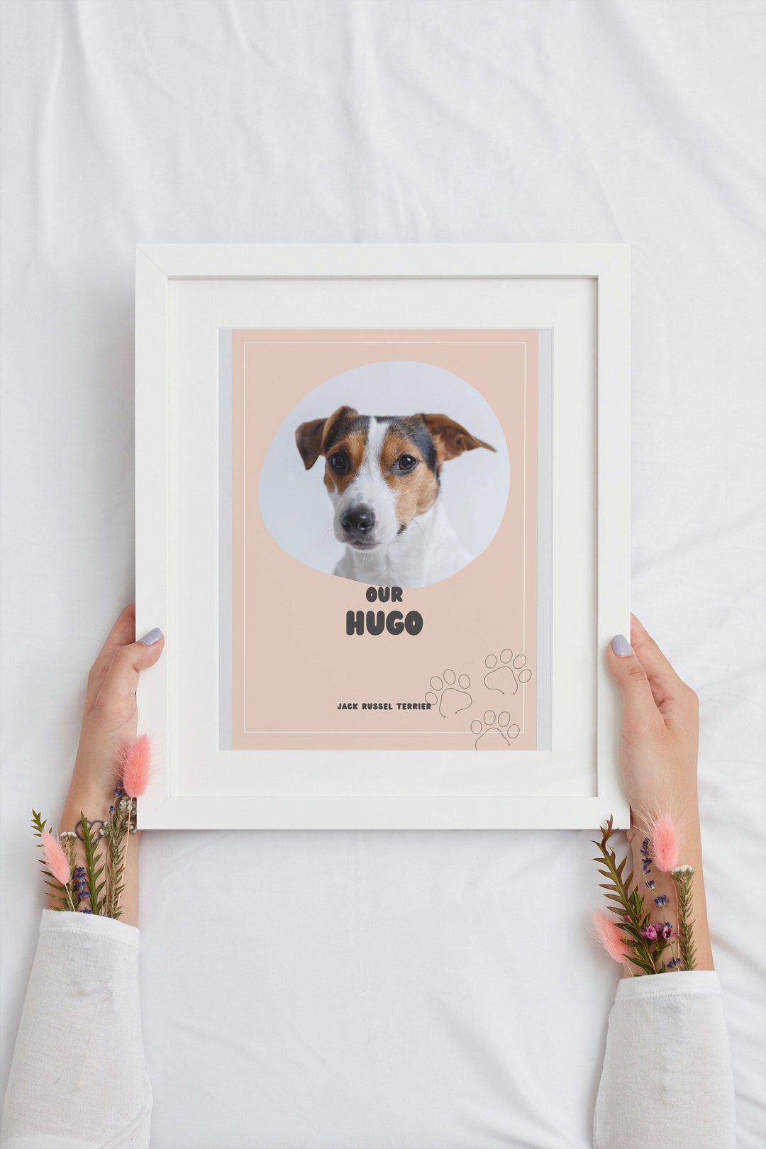 Personalized Dog Portrait - Digital Print - Etsy