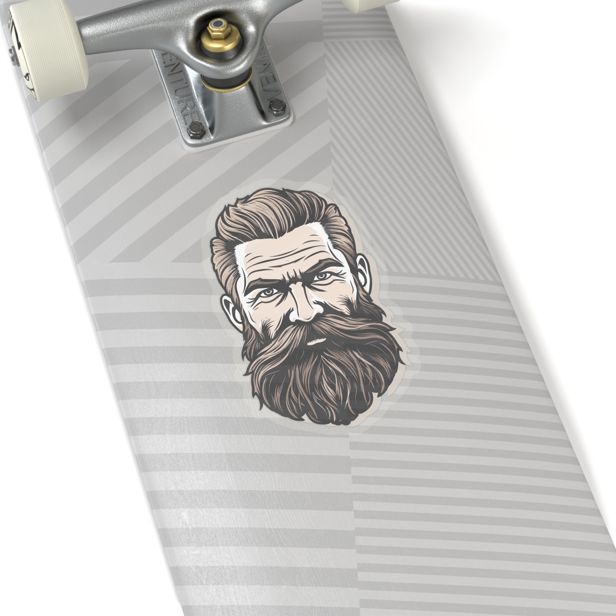 World Beard Day 2023 Sticker Bearded Man Sticker Gifts for - Etsy