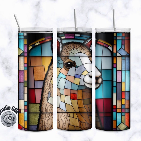 Alpaca Stained Glass - Etsy