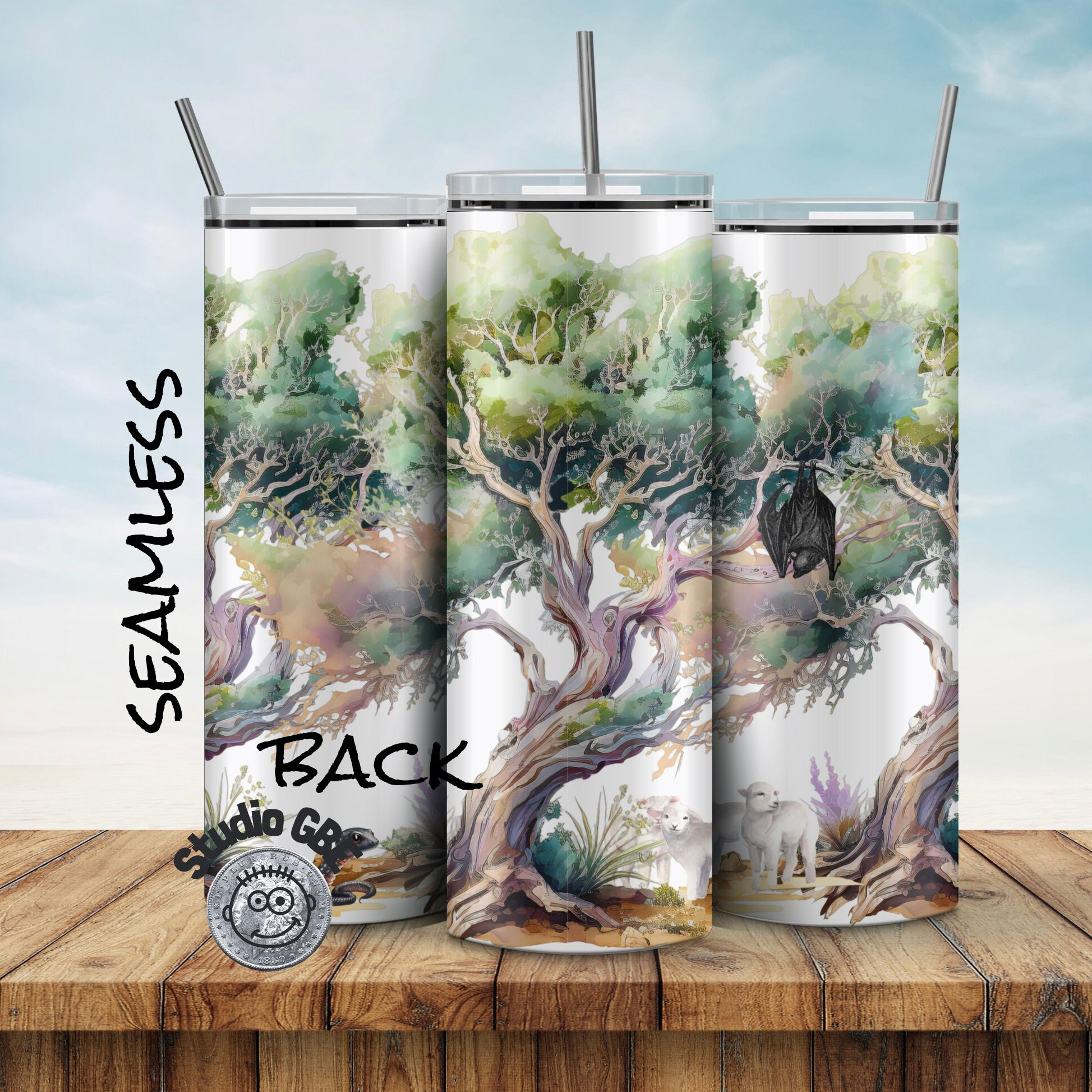 Magic Forest PNG Seamless Australian Retile Cute Baby Animal - Etsy