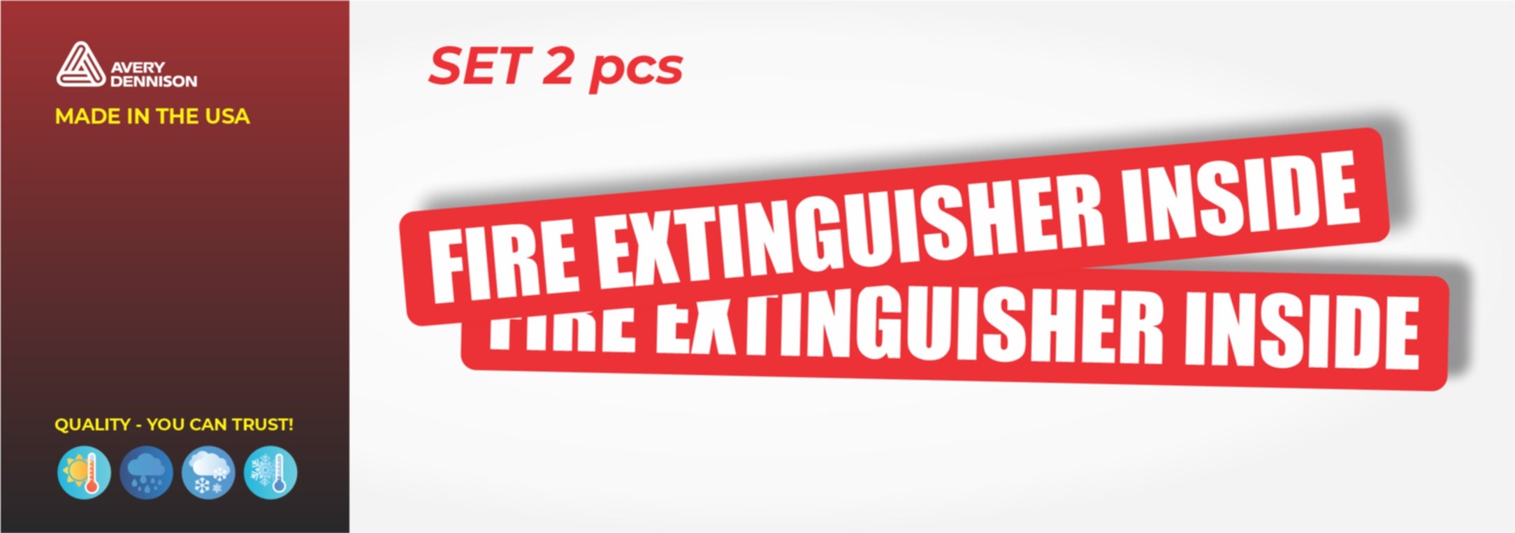 Fire Extinguisher Inside Decal Sticker Semi Truck Safety Decal Vinyl ...