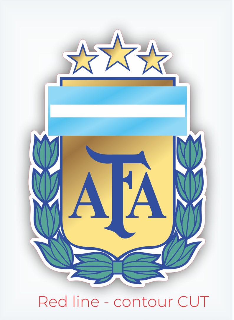 AFA Argentina National Team Soccer Football Car Bumper Sticker Decal - Etsy