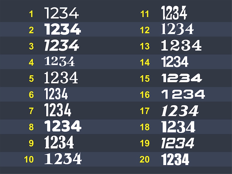 Custom Truck # Decals (2 Pcs) - Unit Number for Semi Truck, Unit Number ...