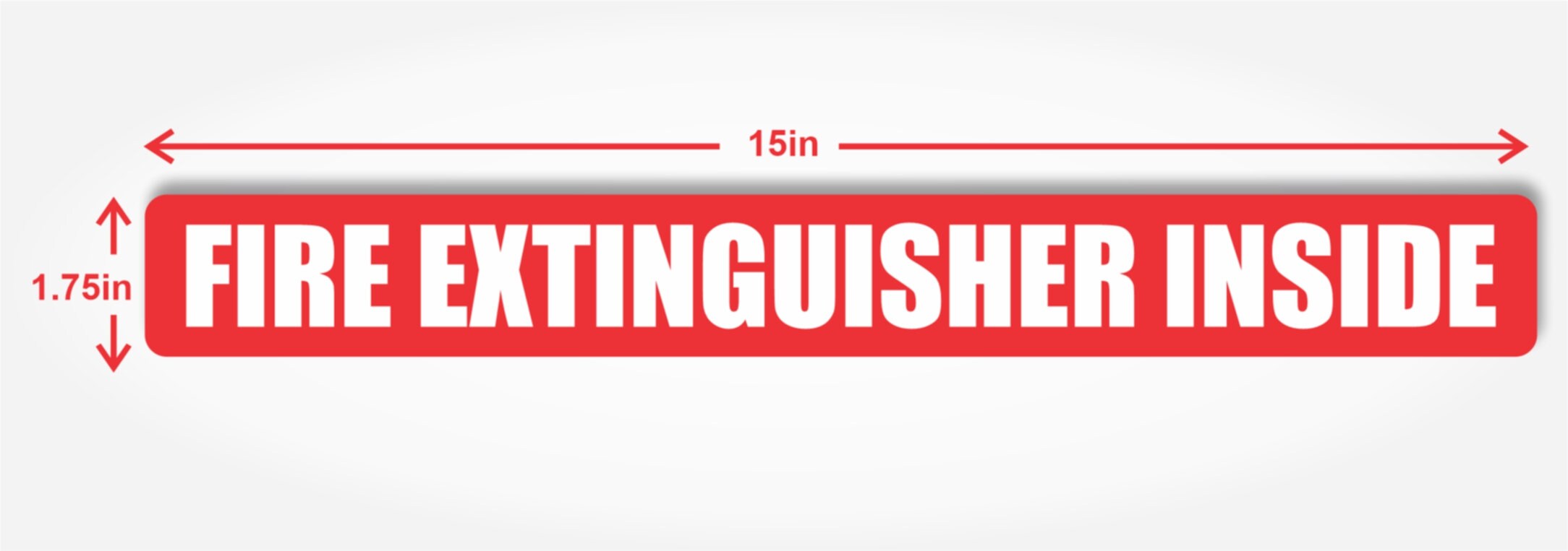 Fire Extinguisher Inside Decal Sticker Semi Truck Safety Decal Vinyl ...