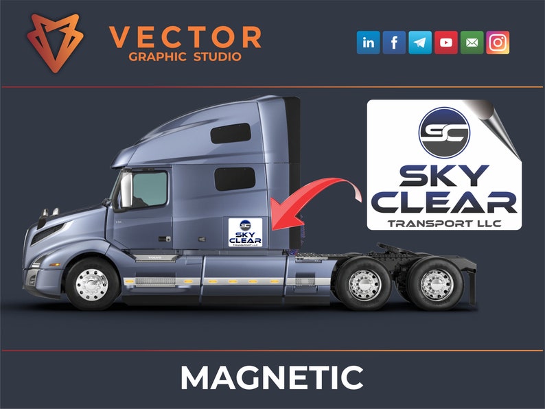 US Dot Truck Signs, Truck Decals - Multiple Colors and Sizes - Vinyl ...