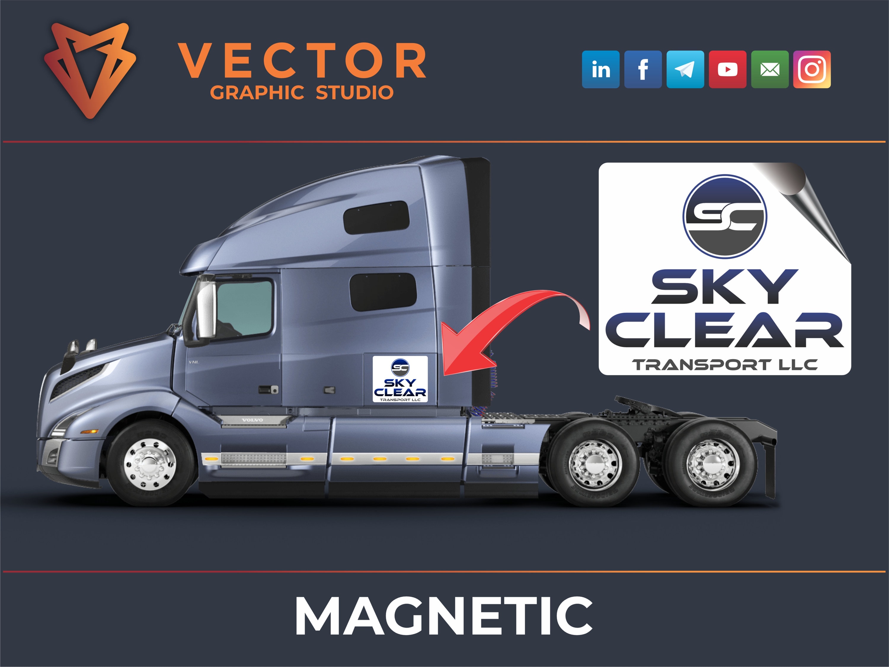 US Dot Truck Signs, Truck Decals - Multiple Colors and Sizes - Vinyl ...