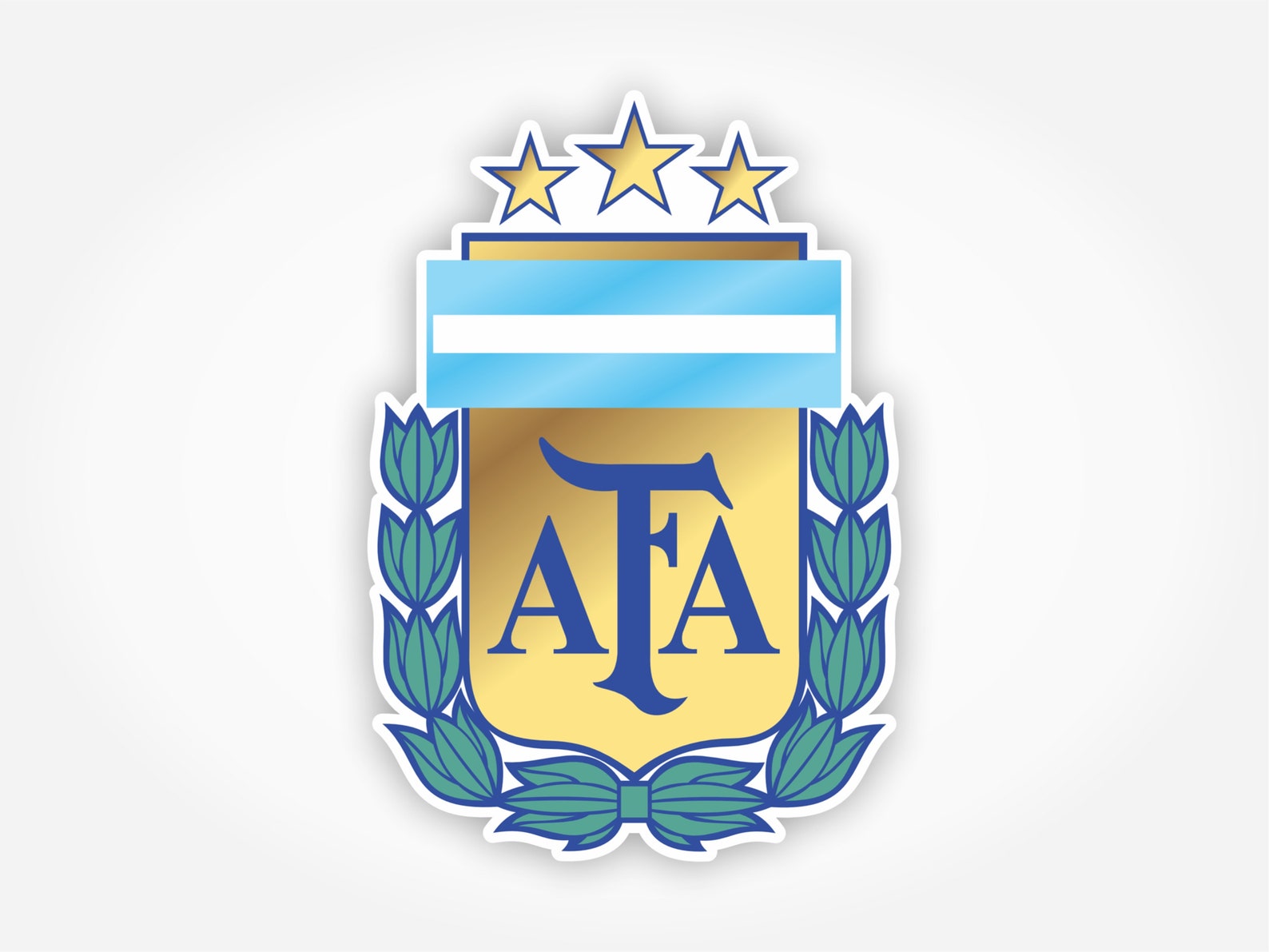 AFA Argentina National Team Soccer Football Car Bumper Sticker Decal - Etsy