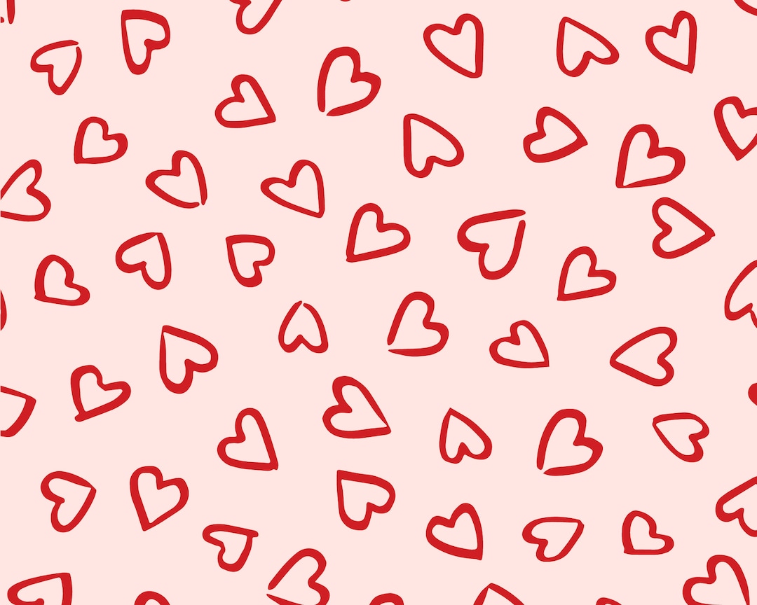 Cute Heart Digital Print - Etsy