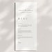 Elegant Wedding Menu Template, Classic & Simple Menu, Fully Editable in ...