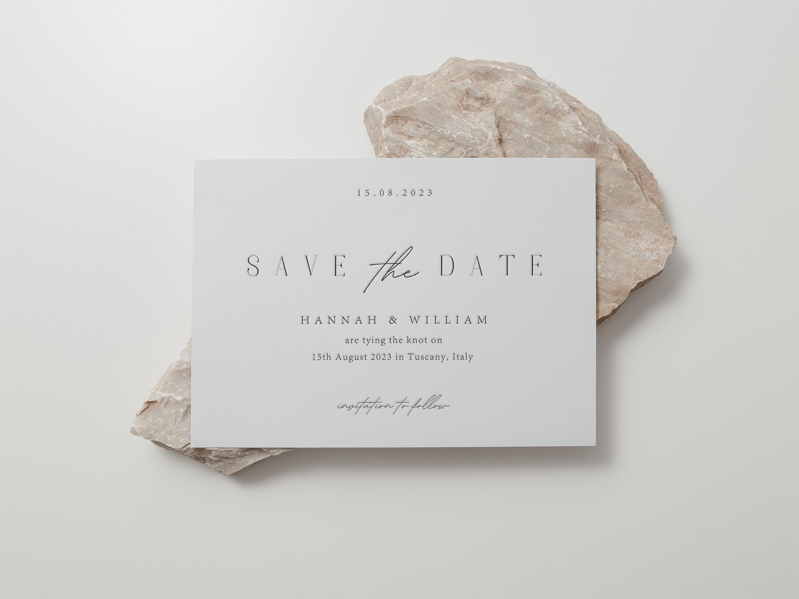 Elegant Save the Date Template, Printable Save the Date, Editable in ...