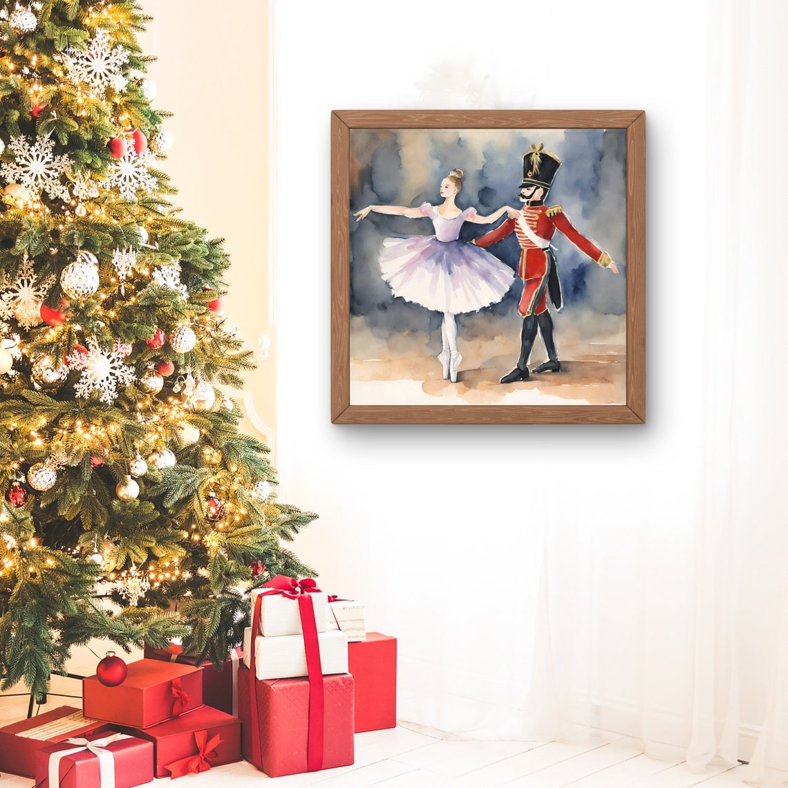 Nutcracker Ballet Wall Art Digital Download - Holiday Themed Décor ...