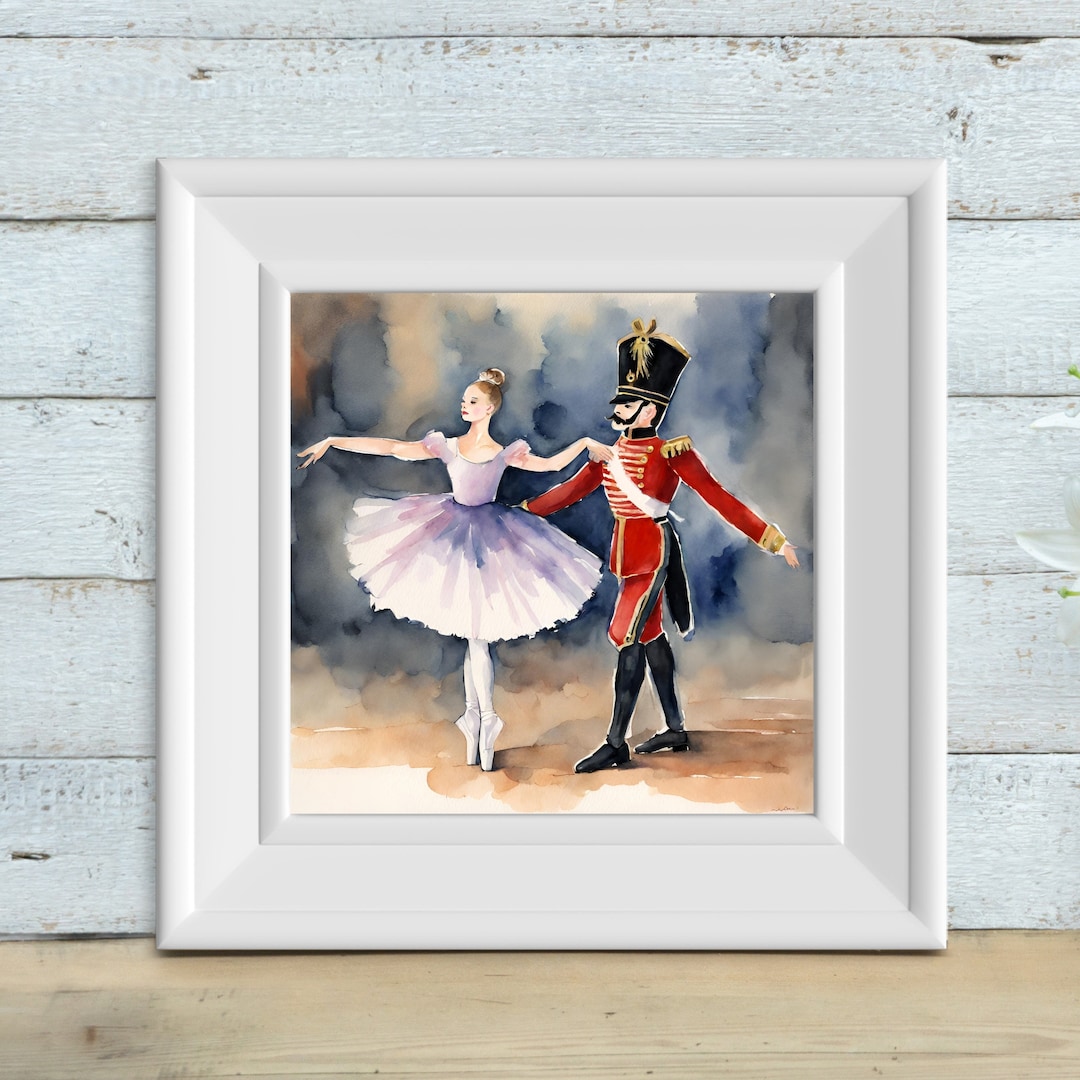 Nutcracker Ballet Wall Art Digital Download - Holiday Themed Décor ...