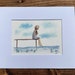 Hand Painted Card, Fishing on Lake Card, Man's Best Friend Card, Boy ...